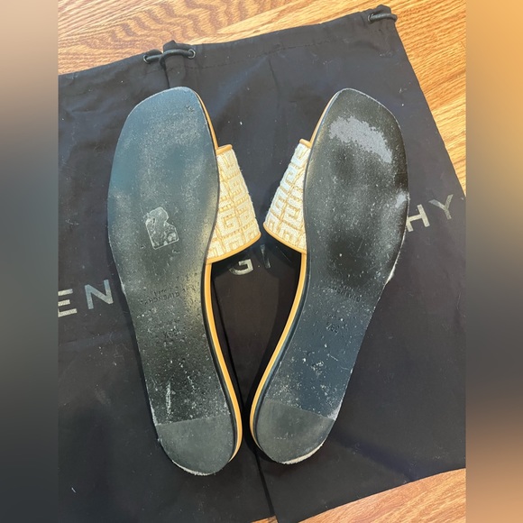 Givenchy | Shoes | Givenchy 4g Womens Raffia Logo Slide Sandals 95 ...